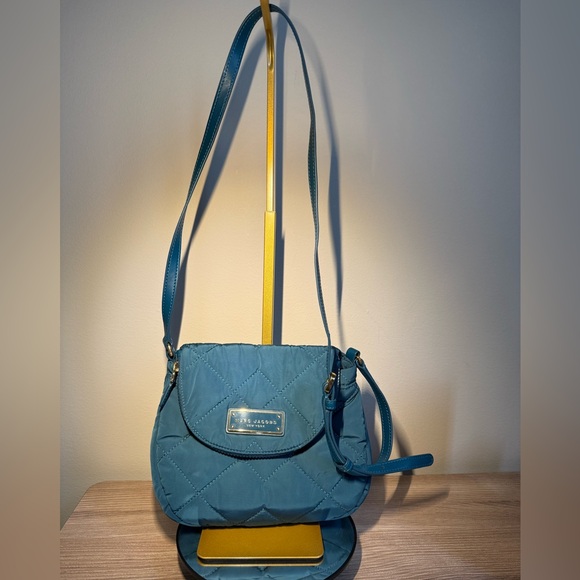 Marc Jacobs | Bags | Eucmarc Jacobs Teal Quilted Crossbody Bagno ...